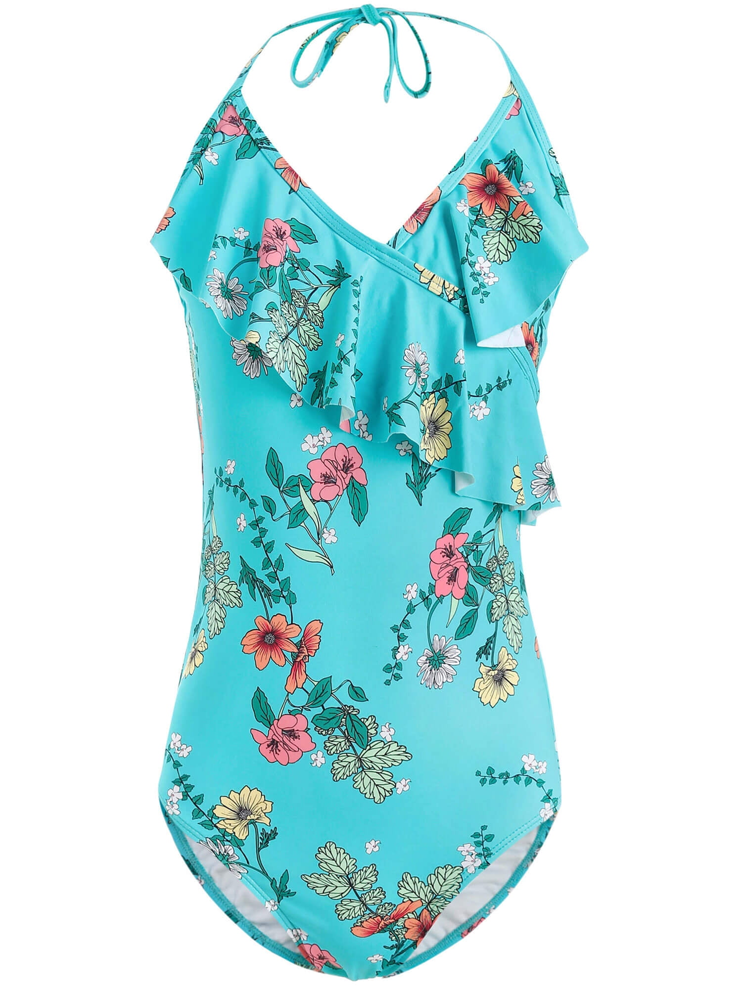 As Rose Rich Girls Swimsuit Ruffle One Piece Bathing Suits UPF50+, 8 ...