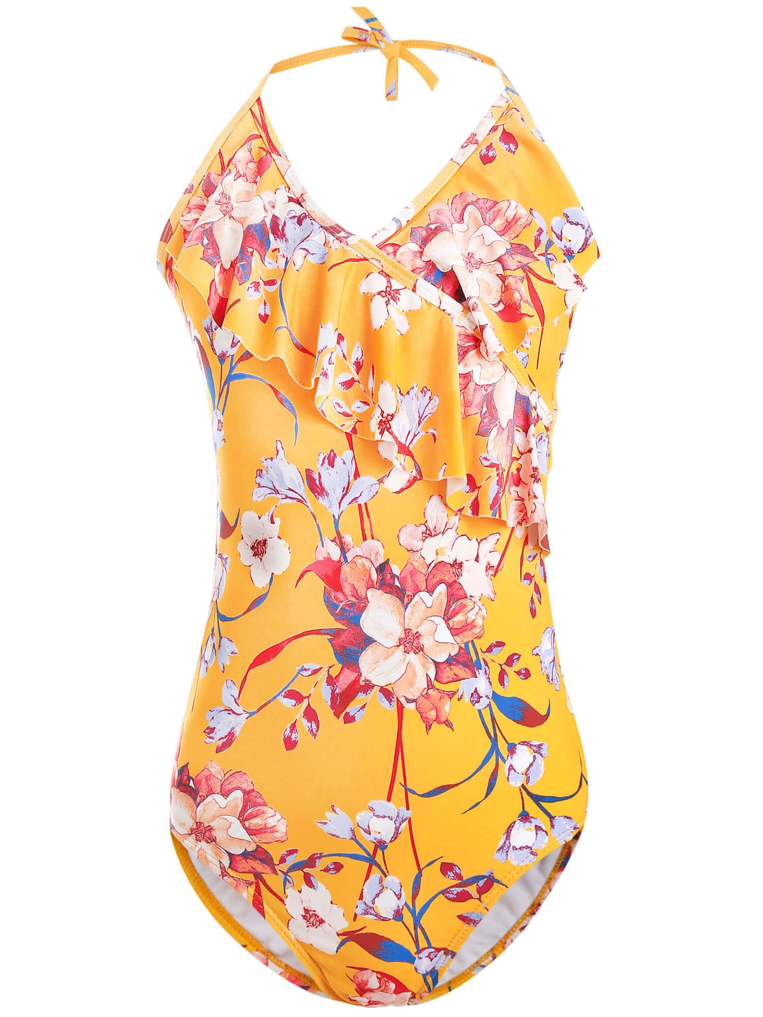 As Rose Rich Girls Swimsuit Ruffle One Piece Bathing Suits UPF50+, 8 ...