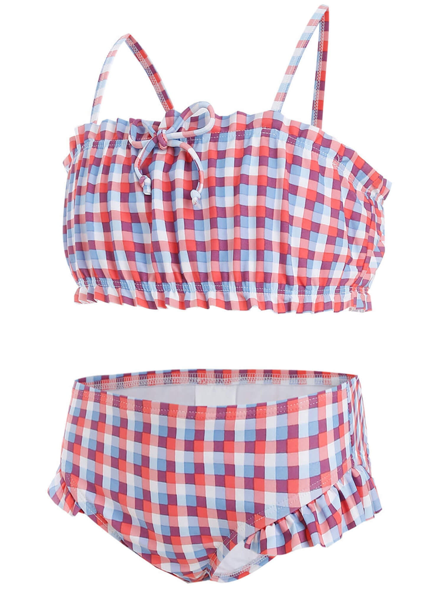 As Rose Rich Girls Swimsuits Beach Bathing Suits 2 Piece Bikini ...
