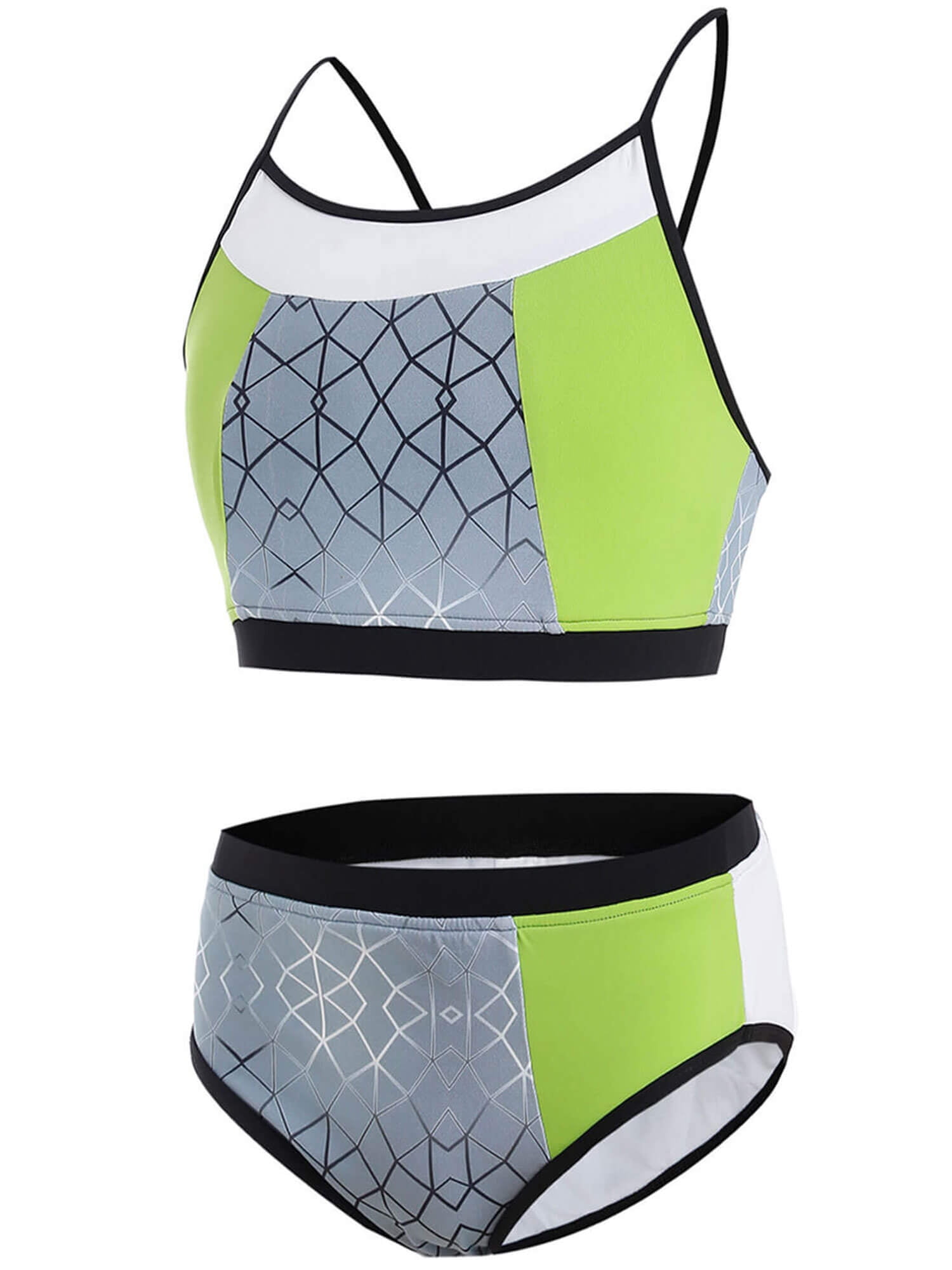 As Rose Rich Girls Swimsuits Beach Bathing Suits 2 Piece Bikini ...
