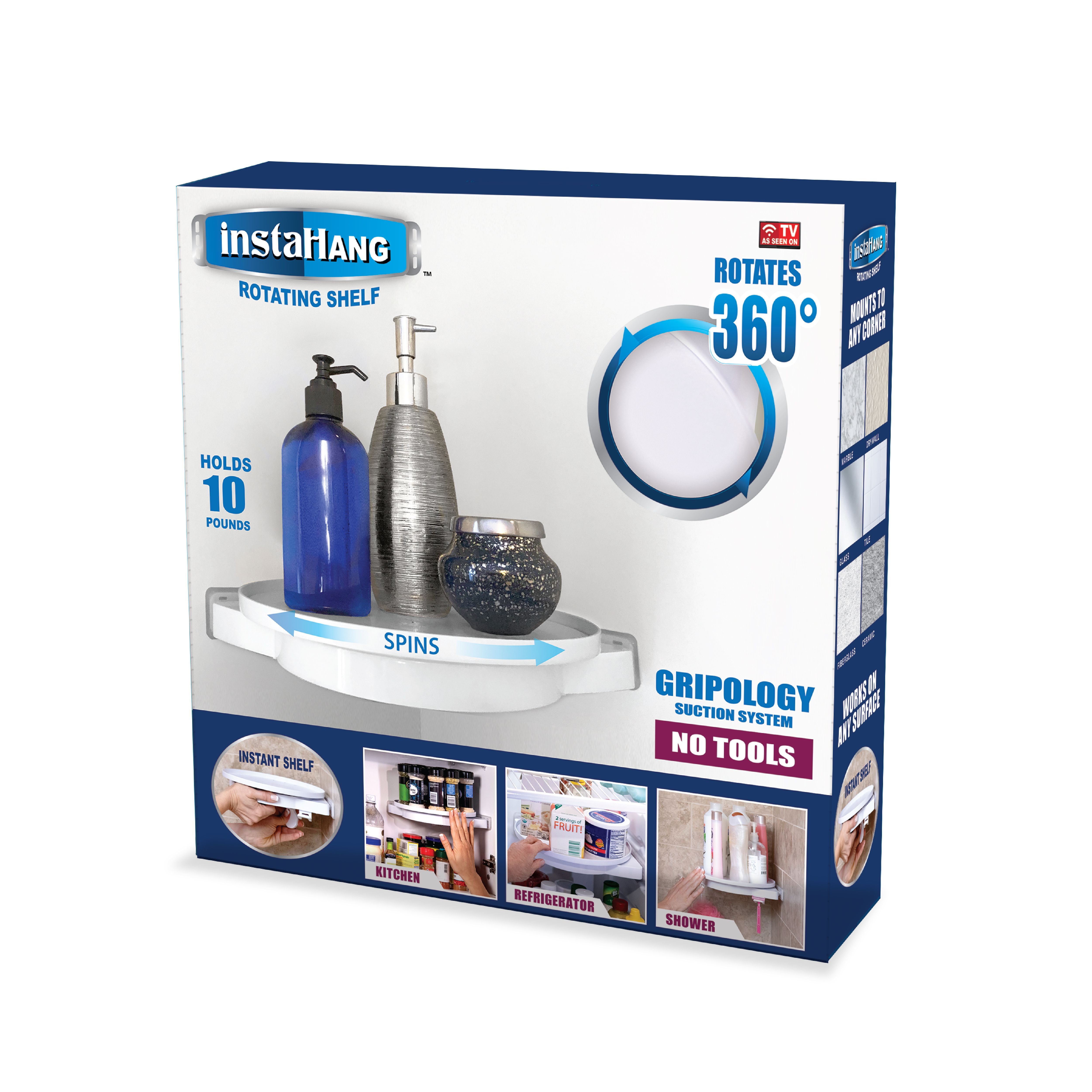 As Seen On TV Instahang Rotating Shelf - Walmart.com