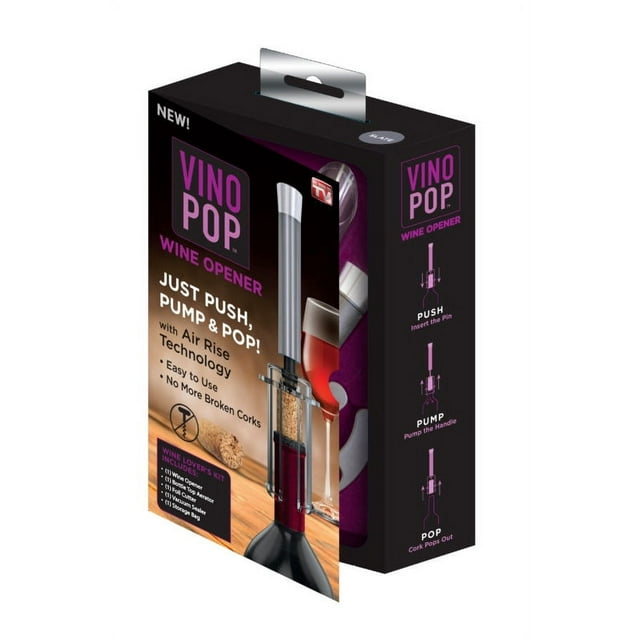 As Seen On TV Vino Pop Wine Opener - Walmart.com