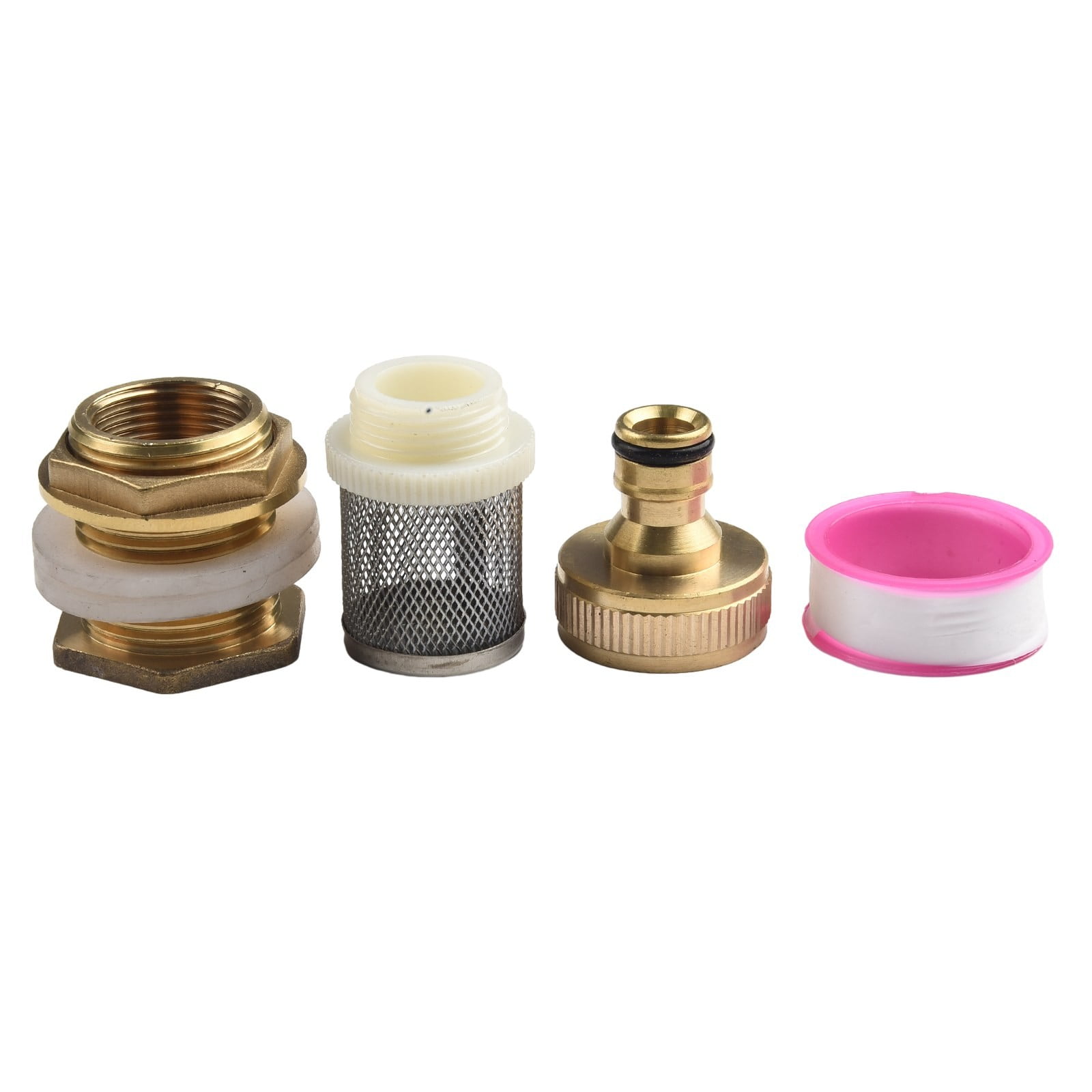 As Shown 1/2 Inch Brass Rain Barrel Quick Plug Connector/Stainless ...