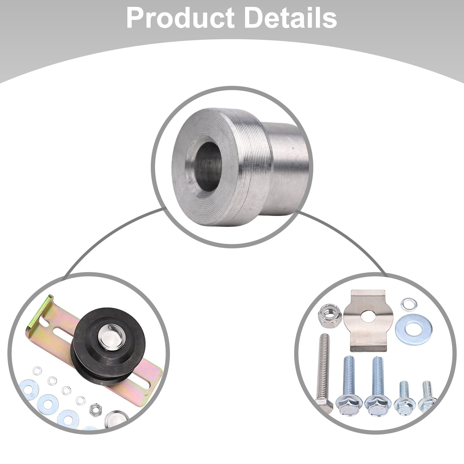 As Shown For Mower Pulleys Pulleys Idler Kit Garden Supplies Easy ...