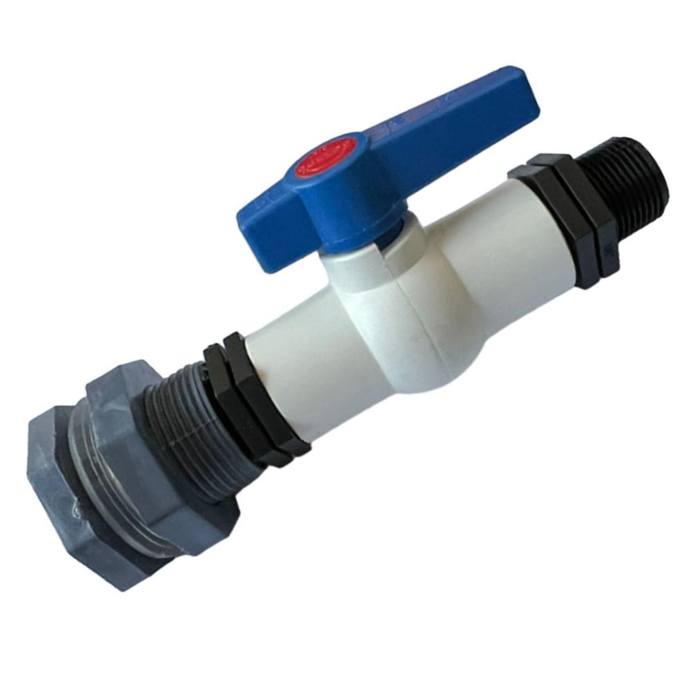 As Shown Water Butt Tap 3/4 Inch Pvc Rain Butt Valve Bulkhead ...