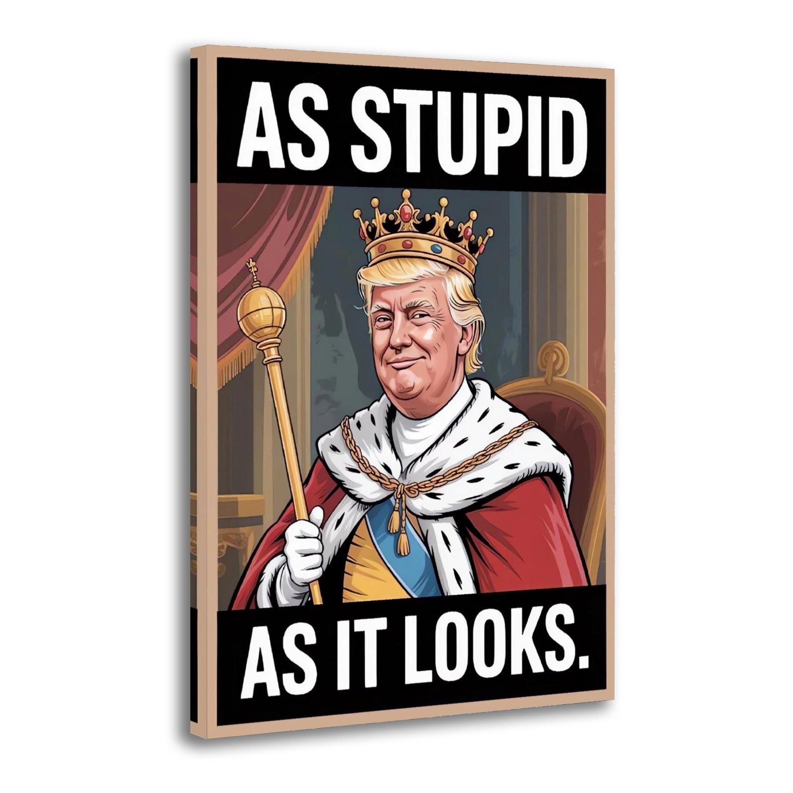 As Stupid As It Looks Resist Artworks Canvas Poster Room Aesthetic Wall ...