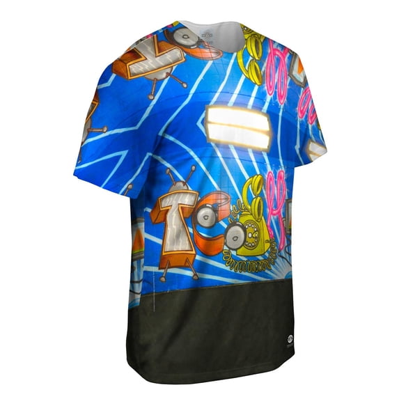 As The Train Passes Subway Art Mens T-Shirt All Over Print - Walmart.com