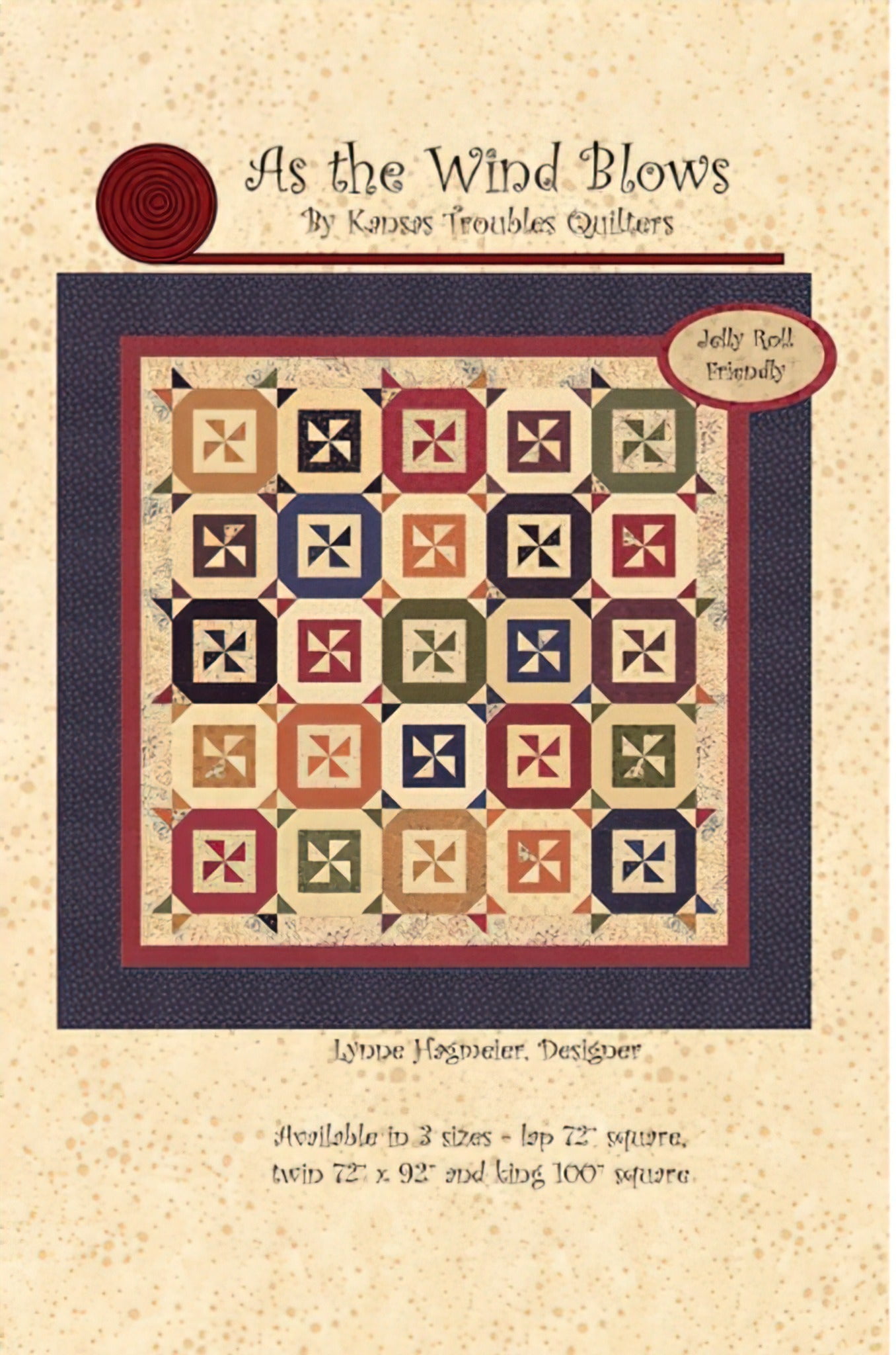 As The Wind Blows Quilt Pattern by Kansas Trouble Quilters - Walmart.com