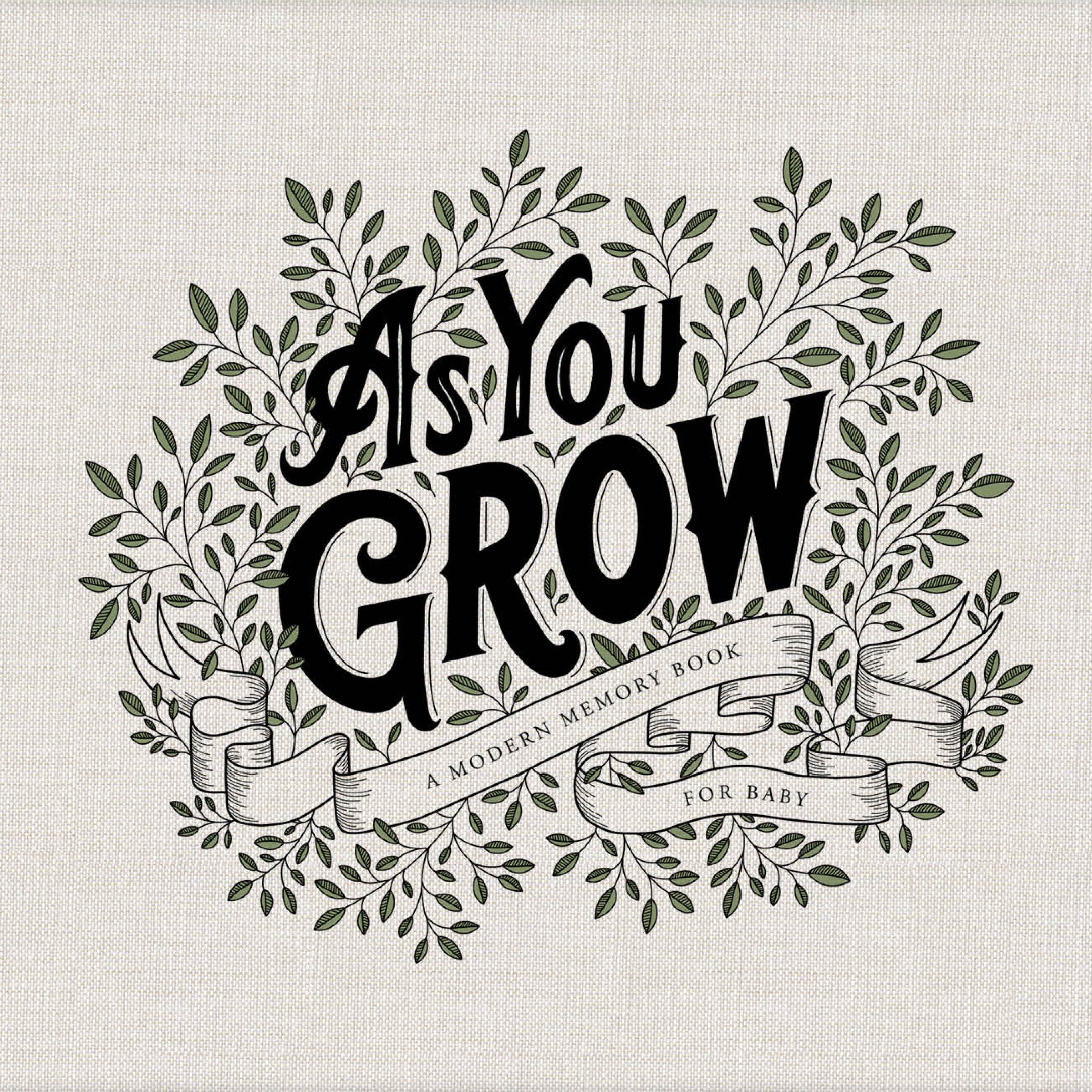 As You Grow: Keepsake Baby Memory Book & Journal for Newborn's First ...