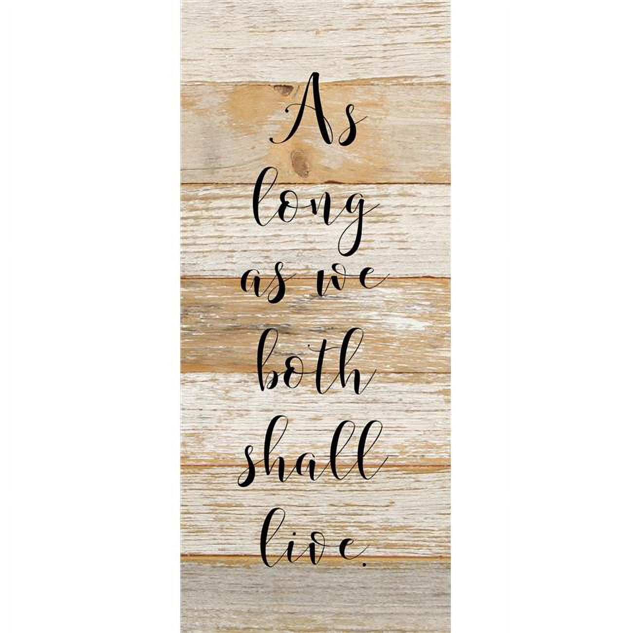 As long as we both shall live... Wall Sign - Walmart.com