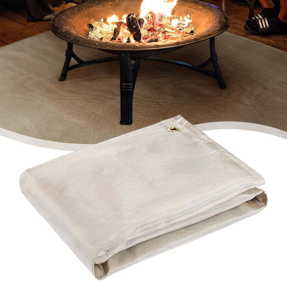 As pictures show Fireproof Mat Stove Fibreglass Fireproof Cloth ...
