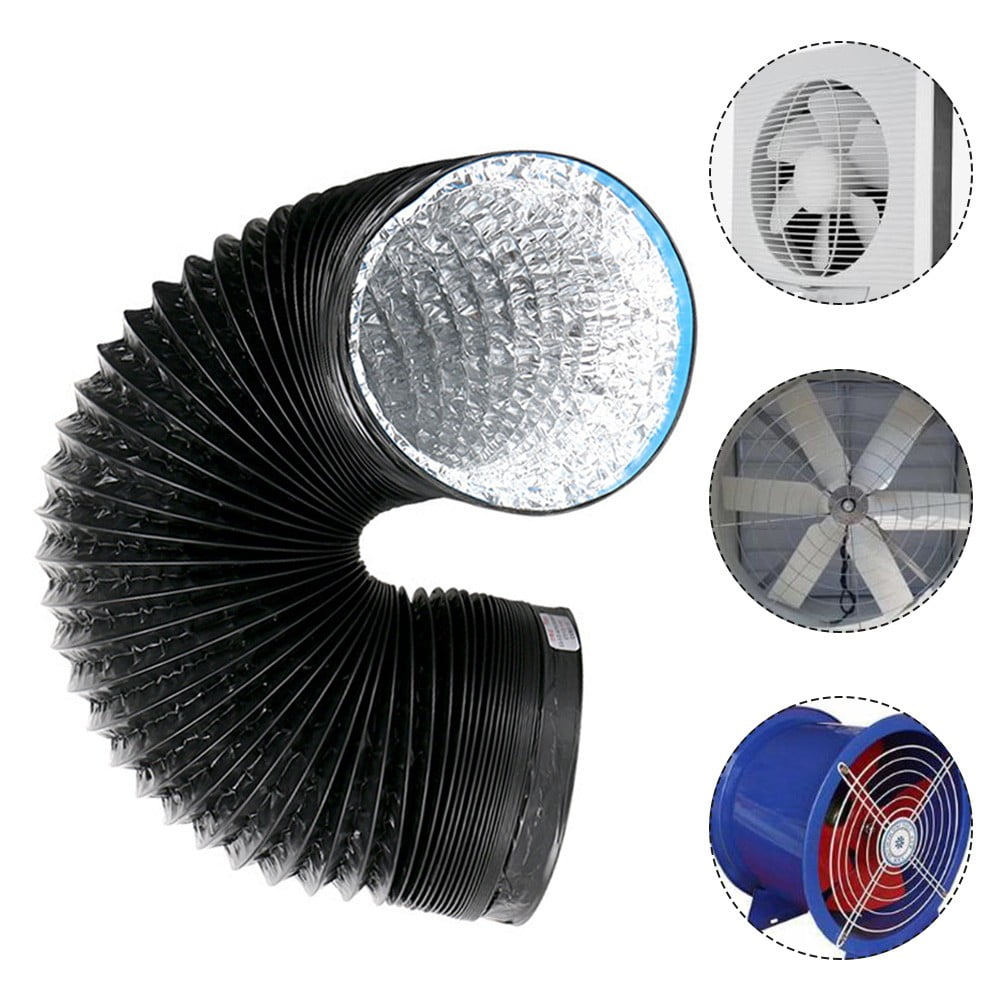 As pictures show PVC Aluminum Foil Ventilation Pipe Black Composite ...