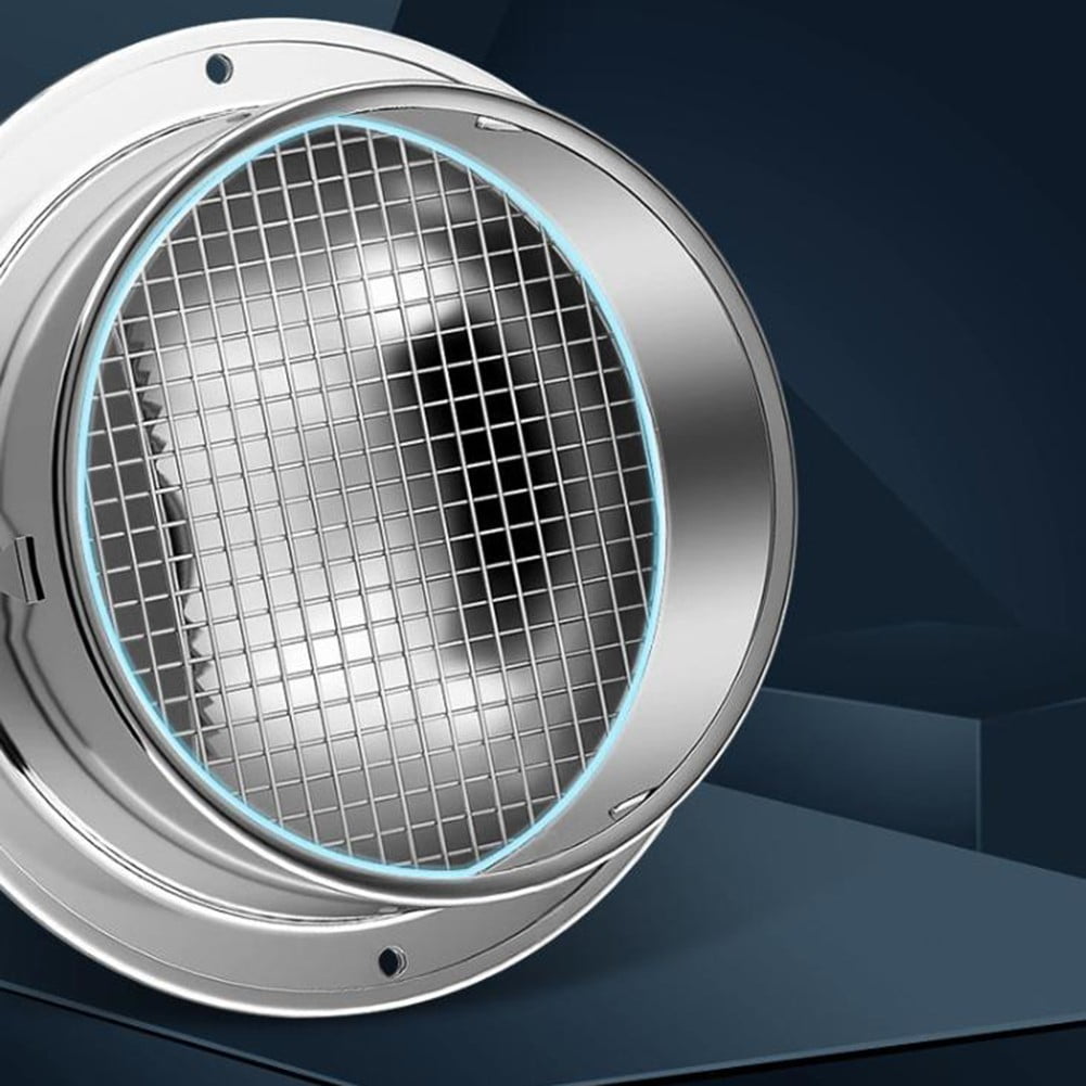 As pictures show Round Brushed Stainless Steel External Extraction Vent ...