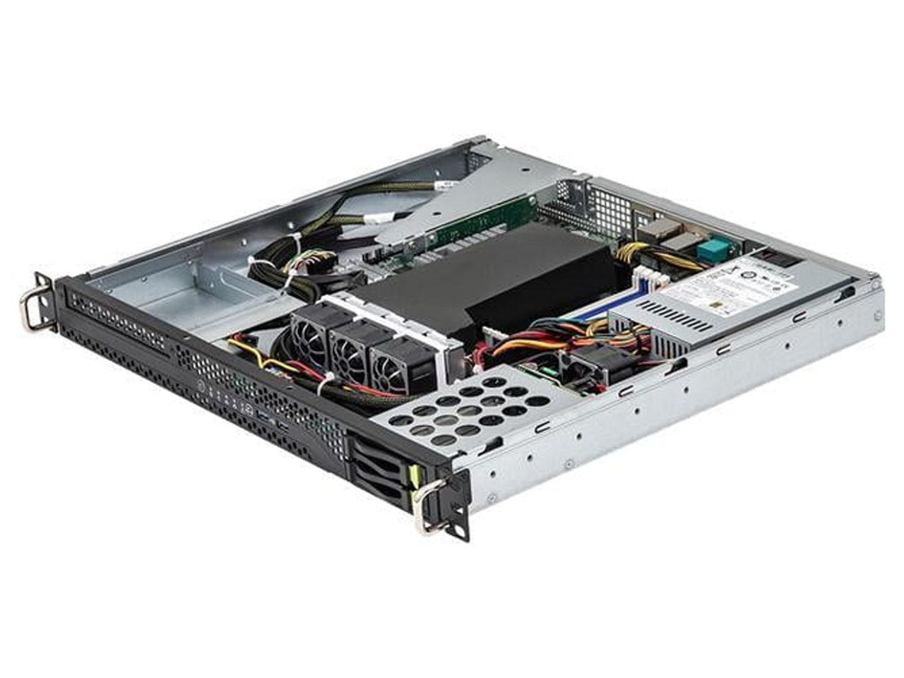 AsRock Rack 1U2E-X570 Server Barebone Supports AMD Ryzen 5000 (PGA 1331 ...