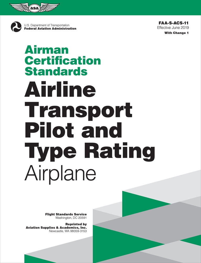 Pre-Owned Airman Certification Standards: Airline Transport Pilot and Type Rating - Airplane ...