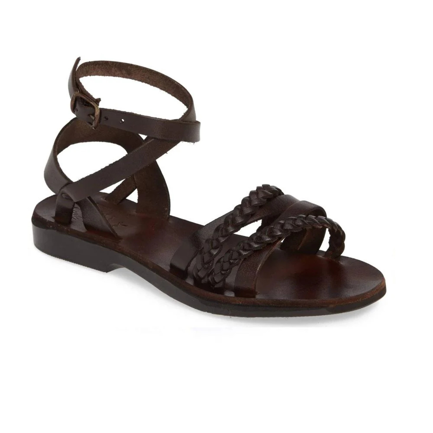 Asa - Leather Crossover Sandal - Womens Sandals - Walmart.com