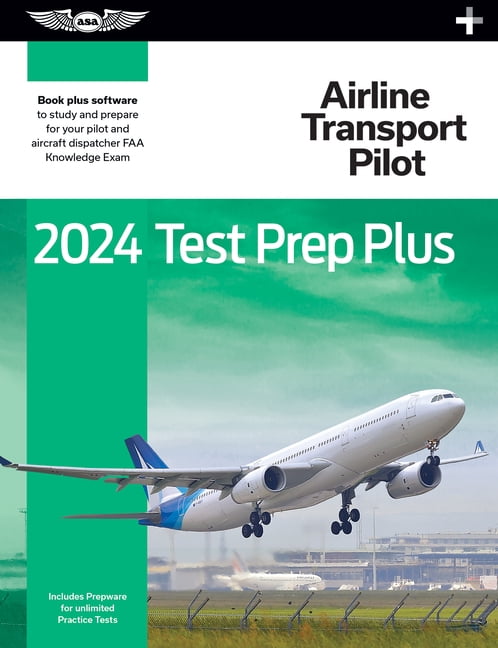Free Shipping! Asa Test Prep: 2024 Airline Transport Pilot Test Prep ...