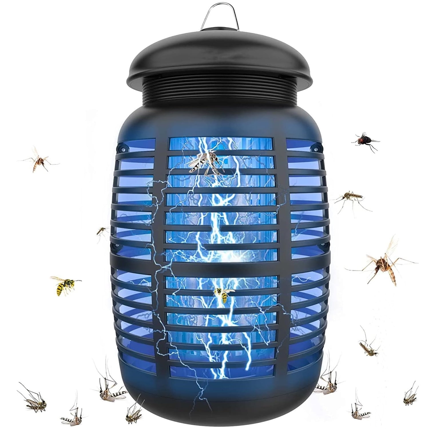 Asafbwe Waterproof Electronic Insect Light, 4200V Bug Zapper & Mosquito ...