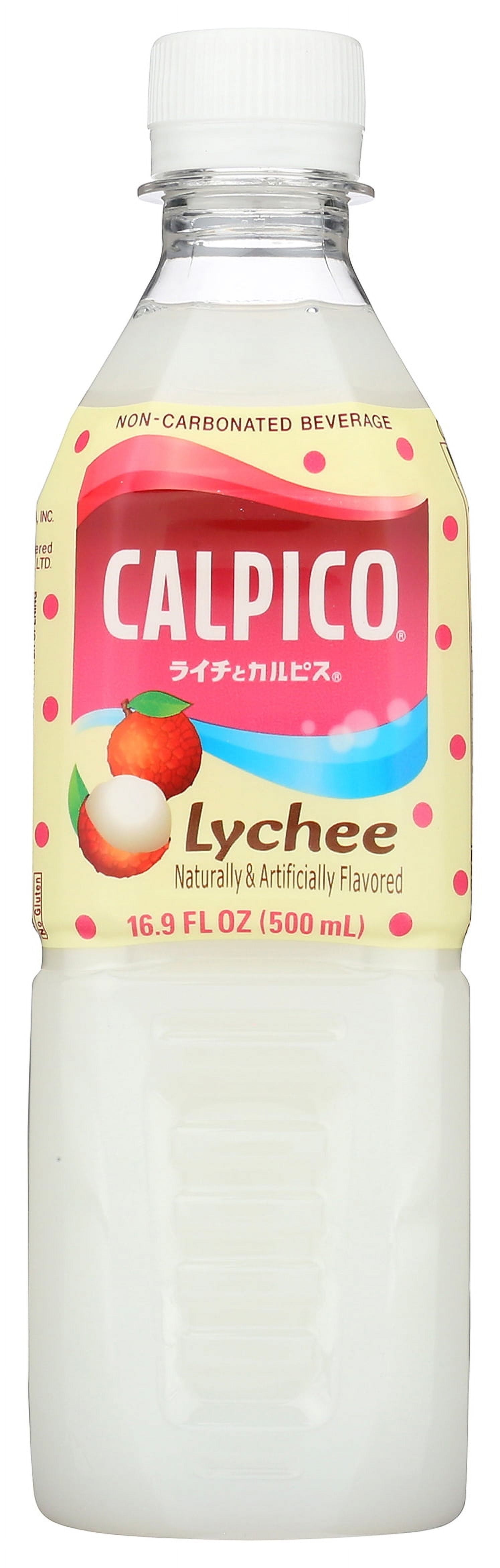 Calpico Lychee Flavored Soft Drink, 16.9 fl oz Plastic Bottle with Calcium - Walmart.com