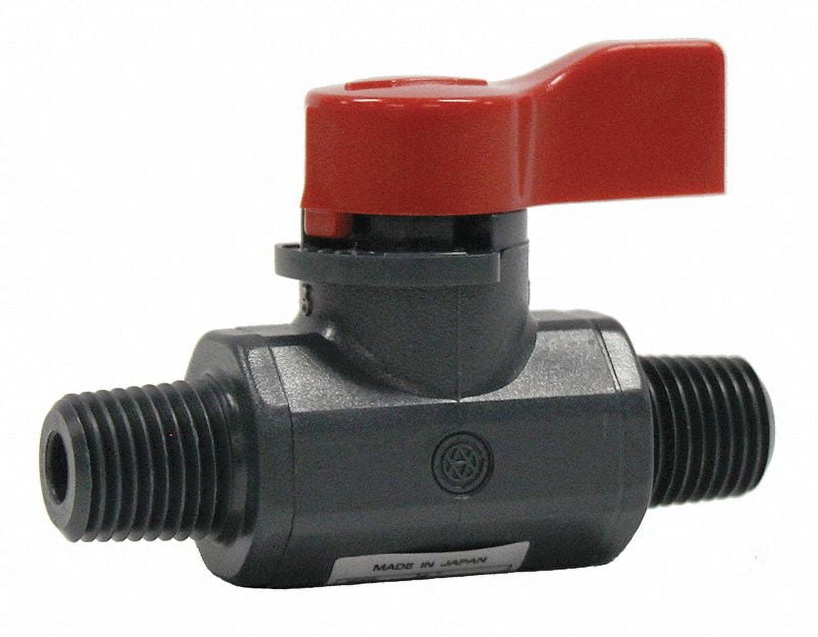 Asahi Manual 2-Way Ball Valve,NPT,PVC 1077002 - Walmart.com