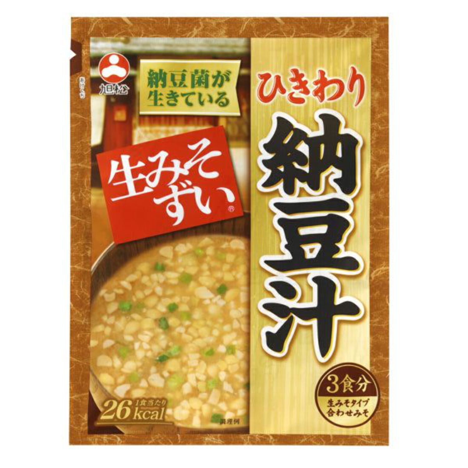 Asahimatsu Natto Soup Delicious Japanese Fermented Soybean Dish 3 Pack ...