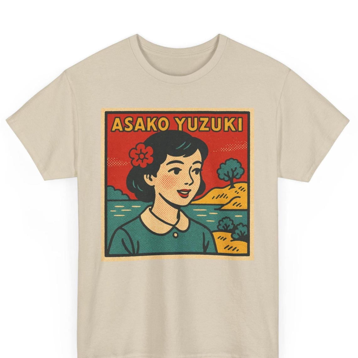 Asako Yuzuki Retro Japanese Literary Pop Art T-Shirt - Walmart.com