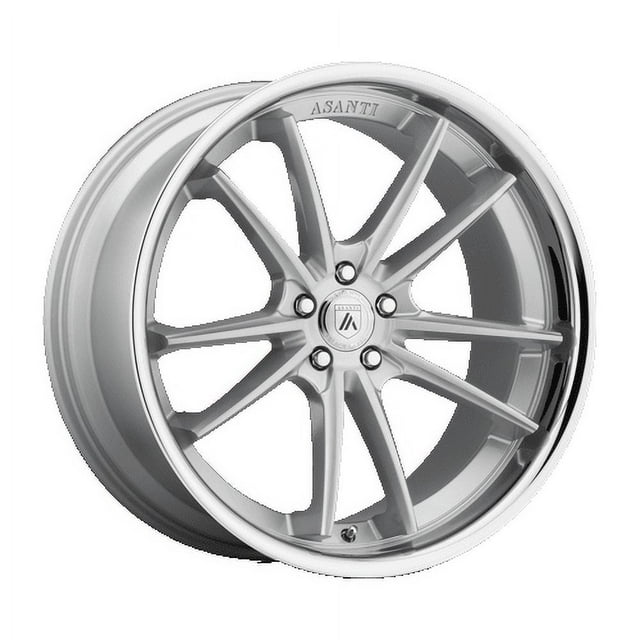 Asanti Black Aluminum Rim ABL-23 SIGMA 20X10.5in Brushed Silver Chrome ...