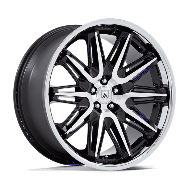 Asanti Black Cast Aluminum Wheel AB047 20x9 5x120 G-BLK MACH 27mm ...