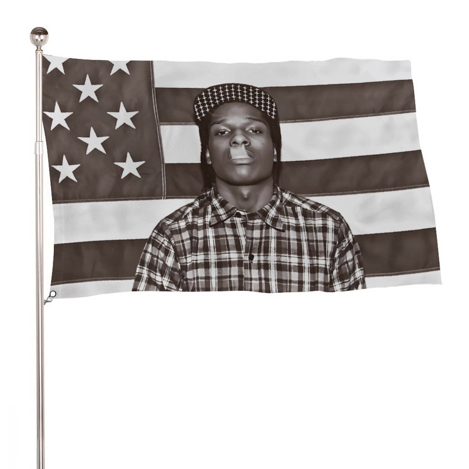 Asap Rappr Rocky Flag 3x5 Ft Outdoor Indoor,Pink Poster Flags Tapestry ...