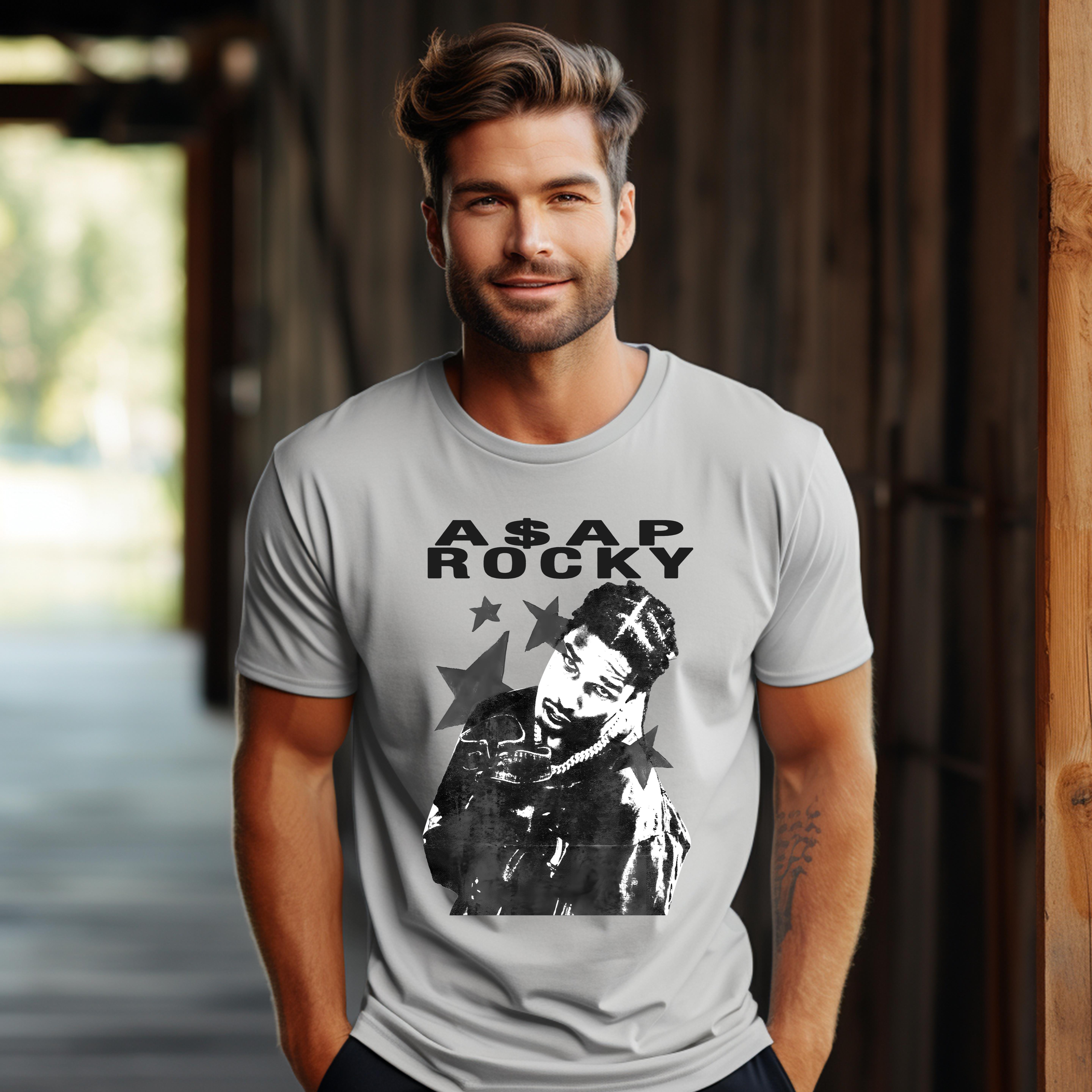 Asap Rocky , Asap Graphic , Rocky Merch, Rap T- Shirt Up To 4XL ...