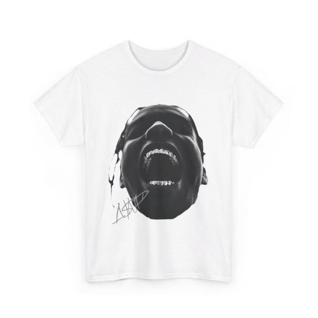 Asap Rocky Graphic Unisex Comfort Tee T Shirt, Color: Light Pink, Size ...