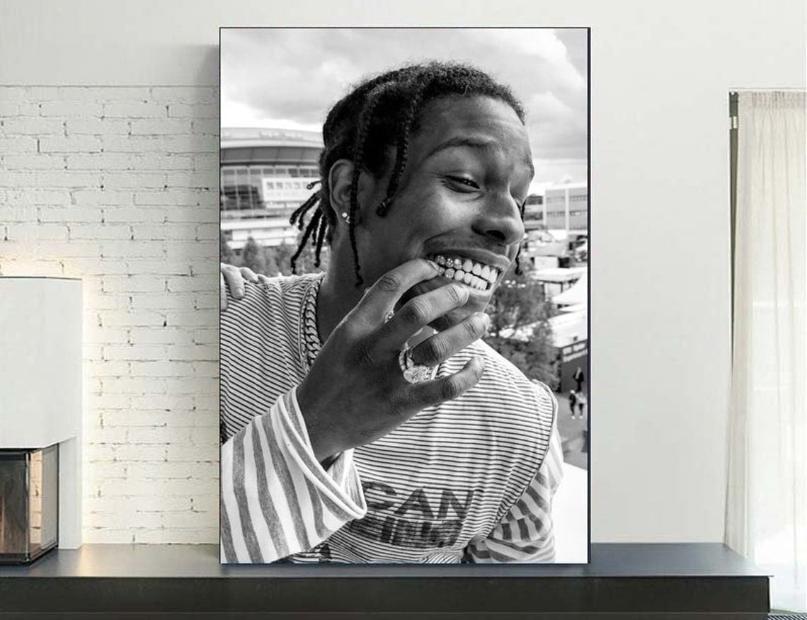 Asap Rocky Music Poster Wall Art Print,no frame - Walmart.com