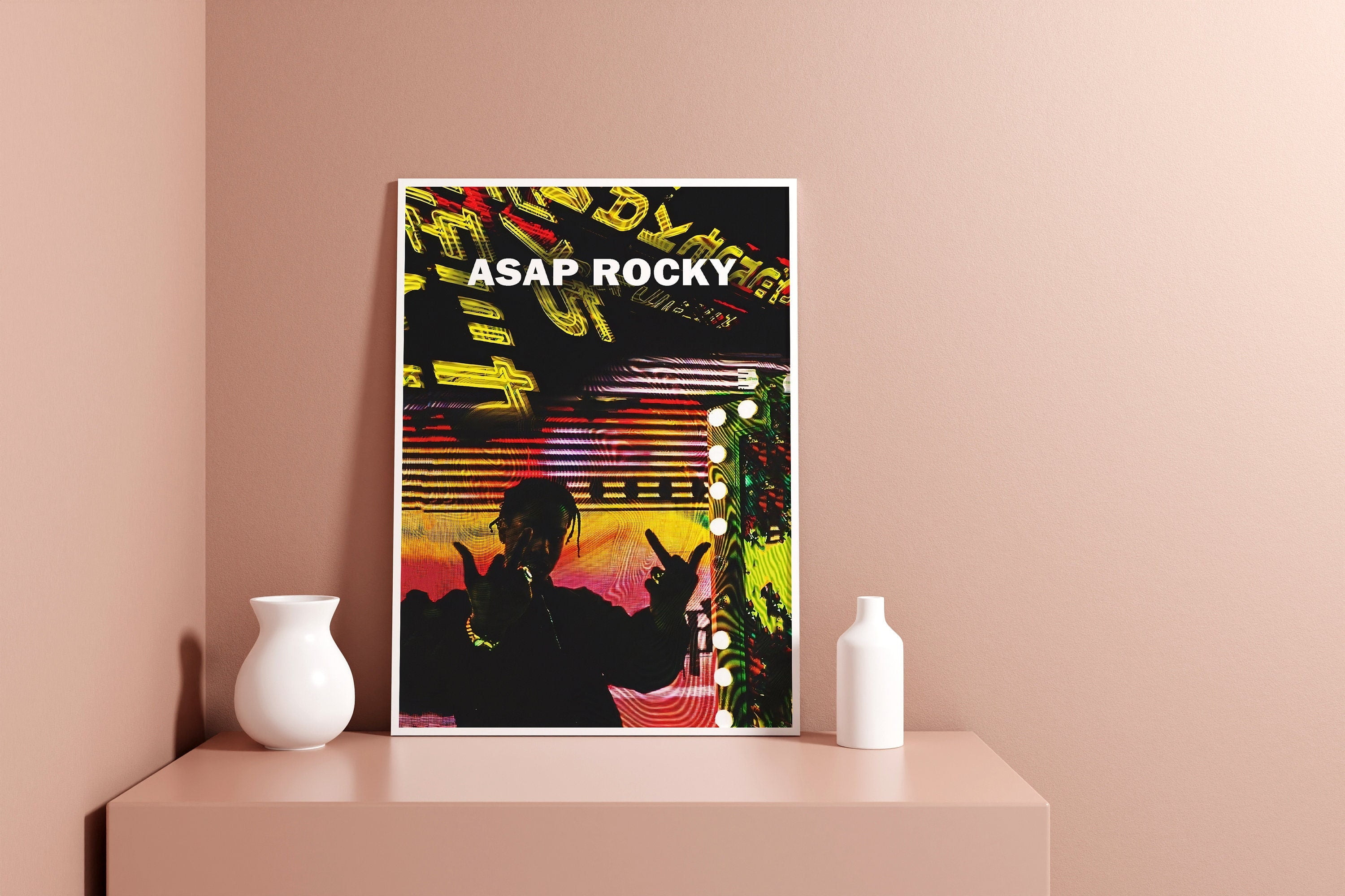 Asap Rocky Poster - Design Poster - Wallart Print - Walmart.com