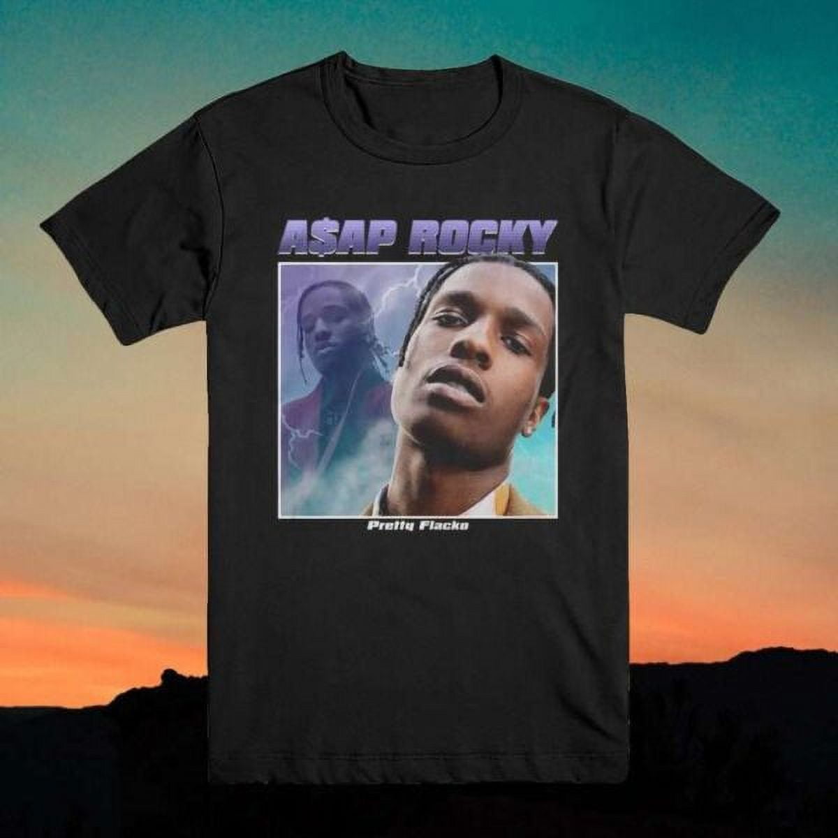 Asap Rocky T-Shirt Rapper Rap Music Merch - Walmart.com