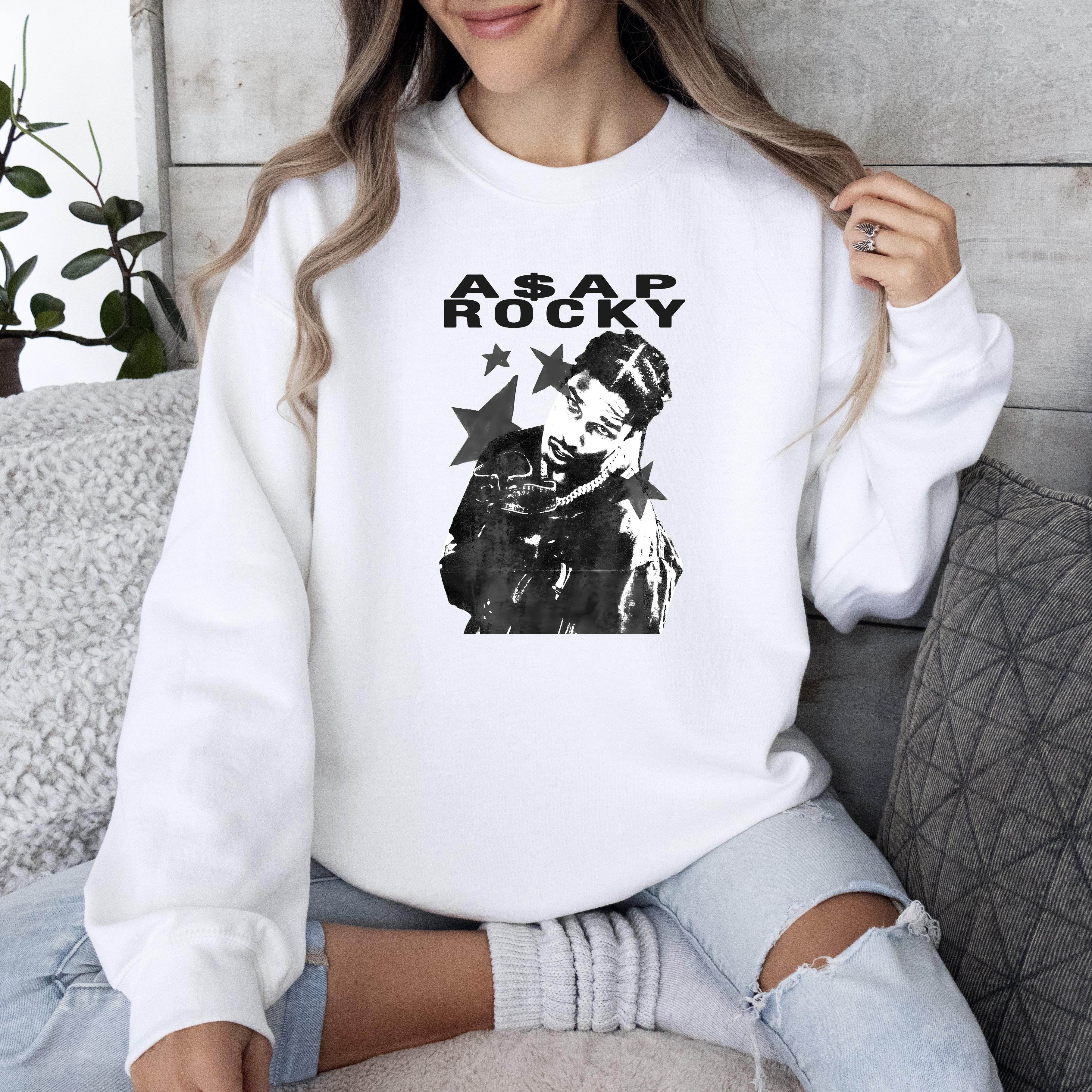 Asap Rocky Vintage Merch Hip Ho SWEATSHIRT, for men & women, up to size 5XL. - Walmart.com