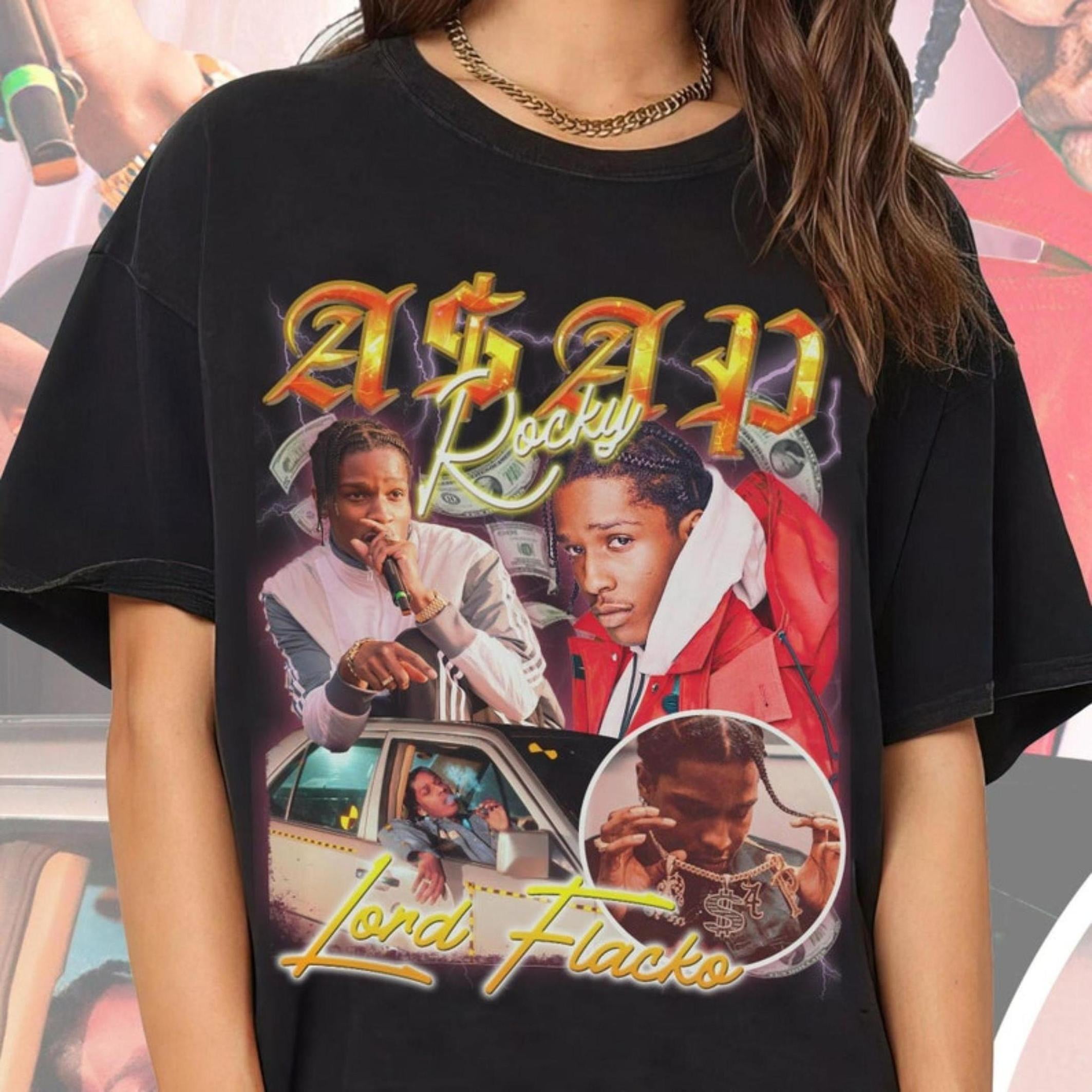 Asap Rocky shirt vintage 90s style, Unisex Shirt - Walmart.com