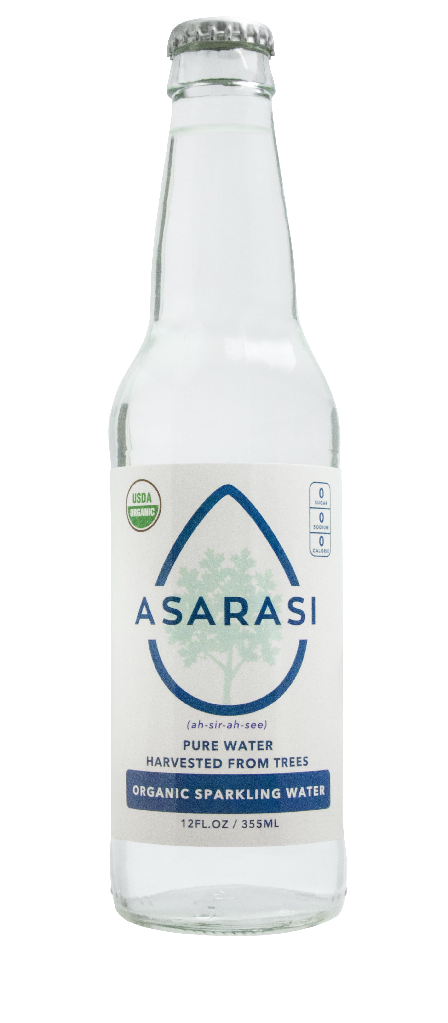 Asarasi (Ah-Sir-Ah-See) Organic Sparkling Tree Water - 12 Pack ...