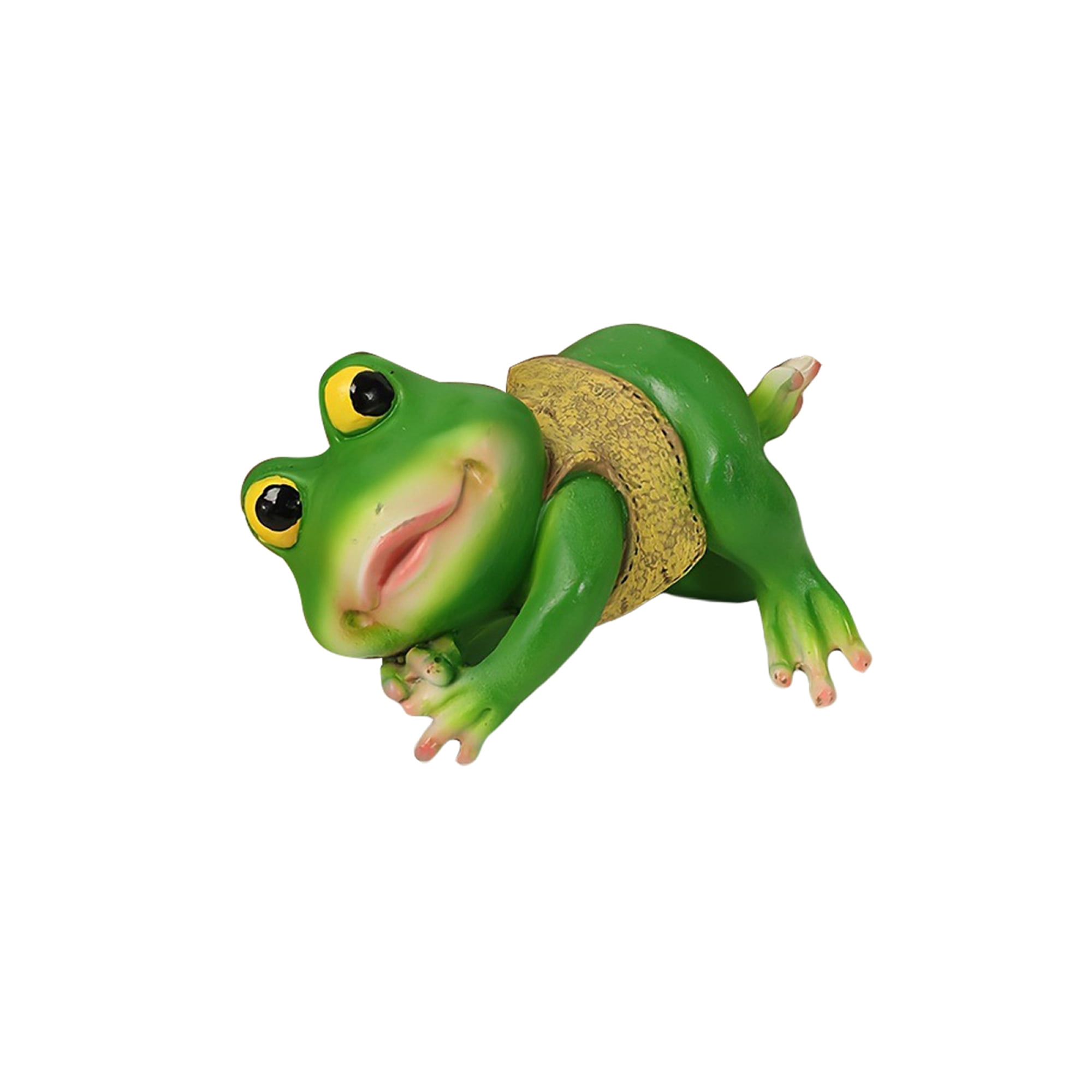 Asashitenel Flower Pot Hugger Cute Frog Turtle Garden Statue Miniature ...