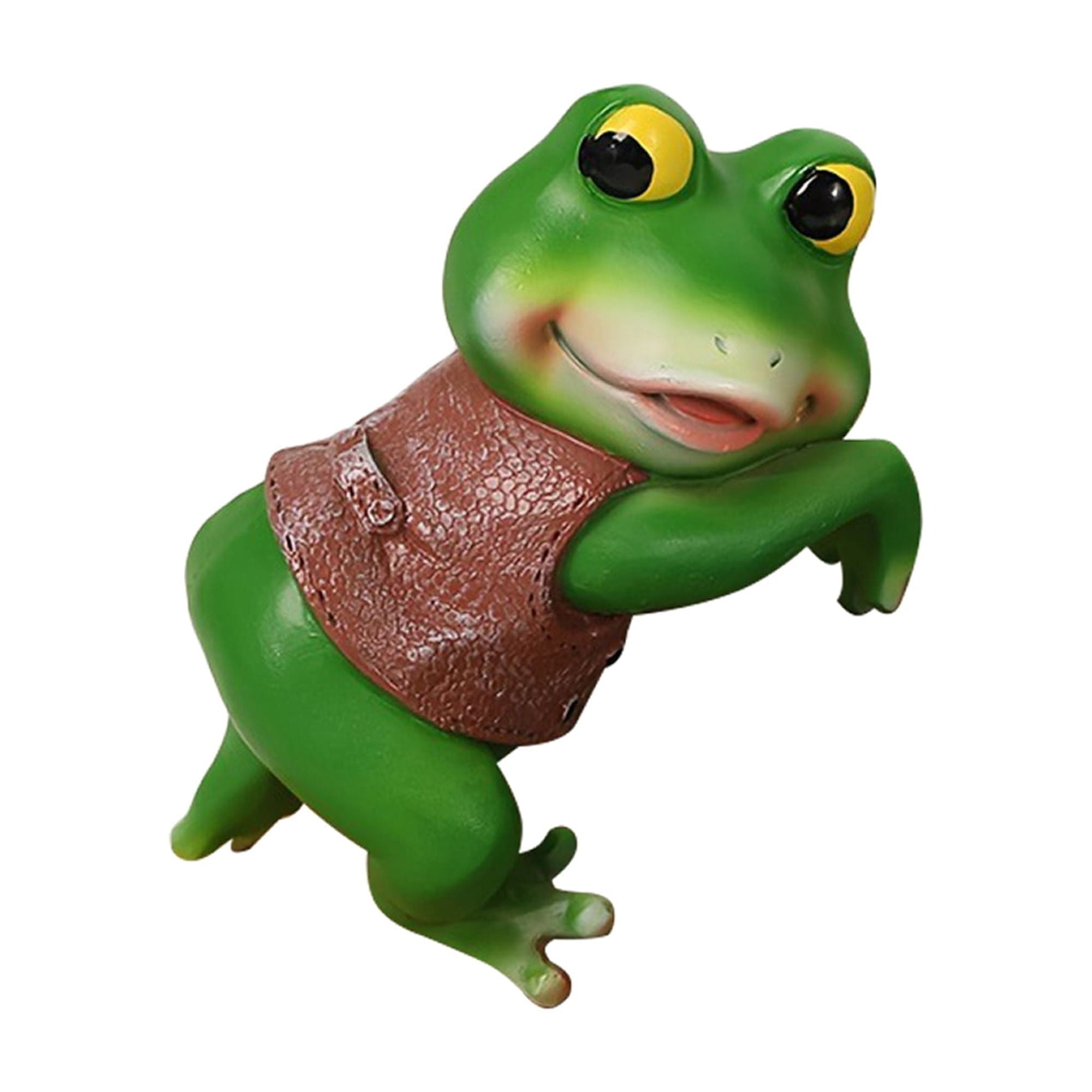 Asashitenel Flower Pot Hugger Cute Frog Turtle Garden Statue Miniature ...