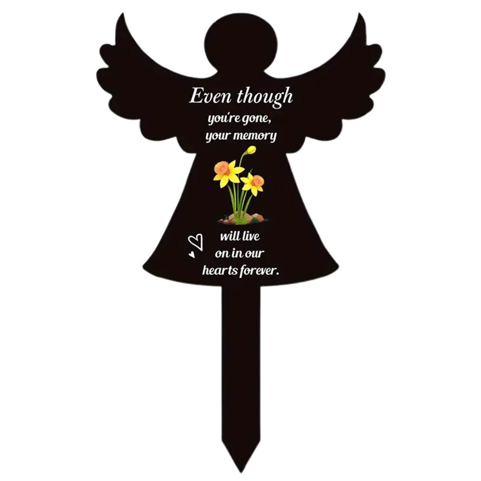 Asashitenel Memorial Stake Cross Angel Grave Markers for Cemetery ...