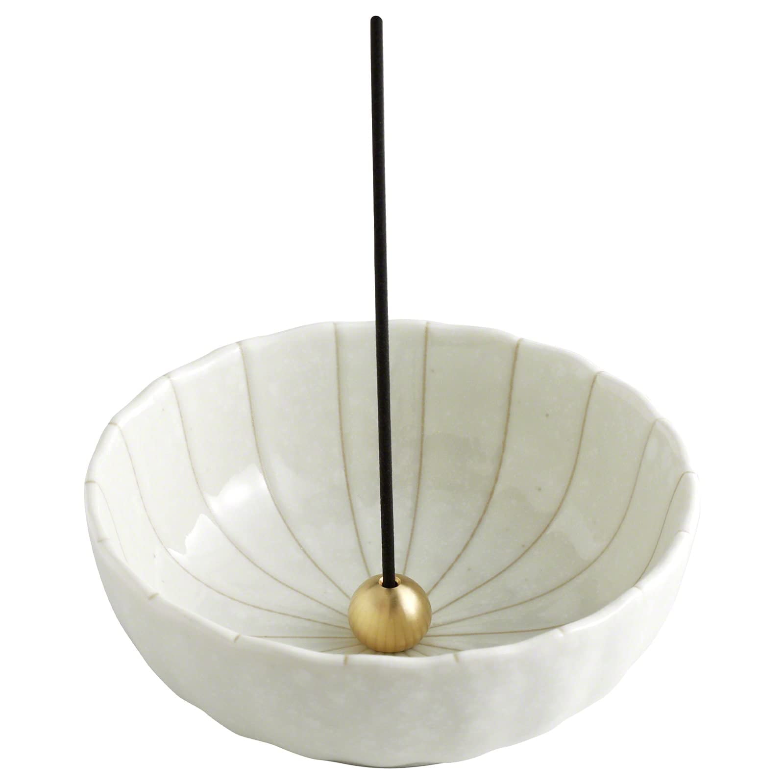 Asayu Japan White Lotus Incense Holder for Sticks 4.1 inch (105mm ...