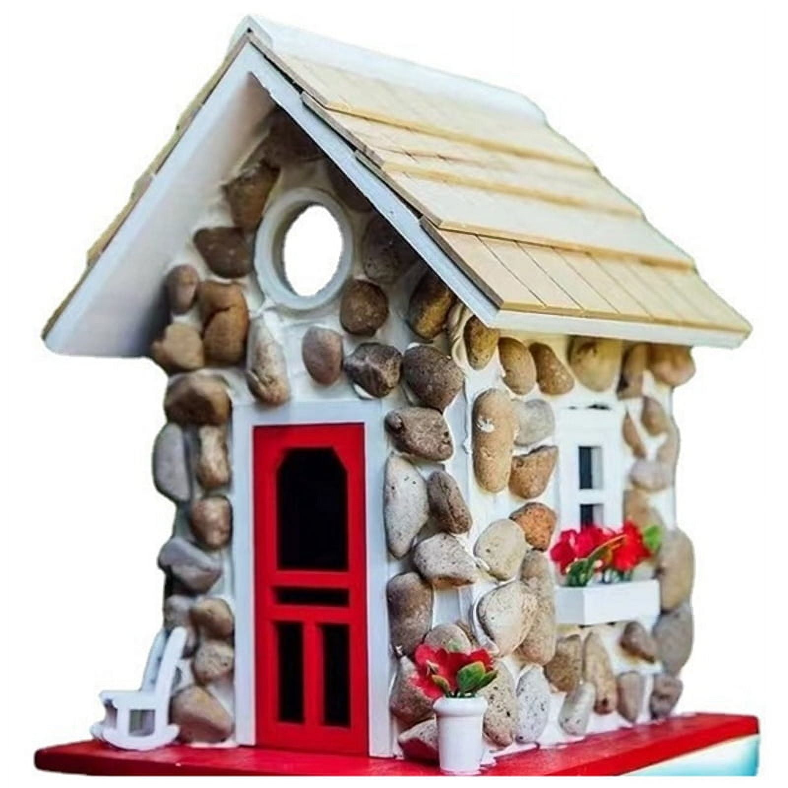 Asbestos Bird House Outdoor Resin Hummingbird Stone Pendant - Walmart.com