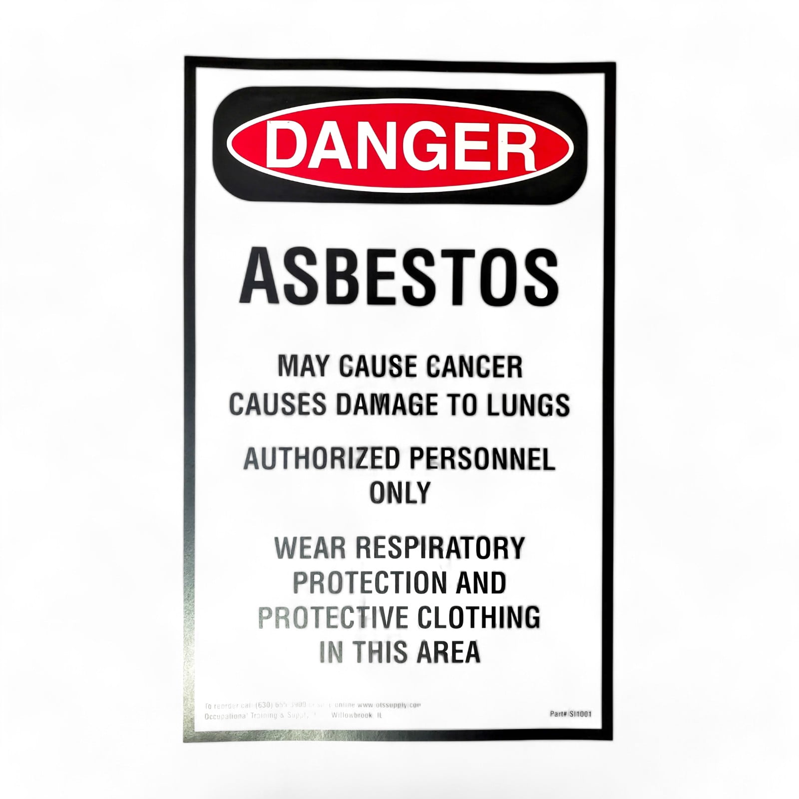 Asbestos Paper Sings 11"x17" (100/Pk) - Walmart.com