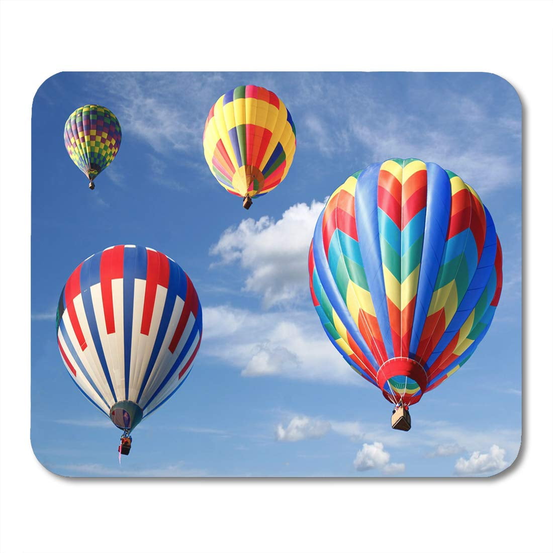 Ascend Ride Colorful Hot Air Balloons Looking Up Aircraft Fiesta ...