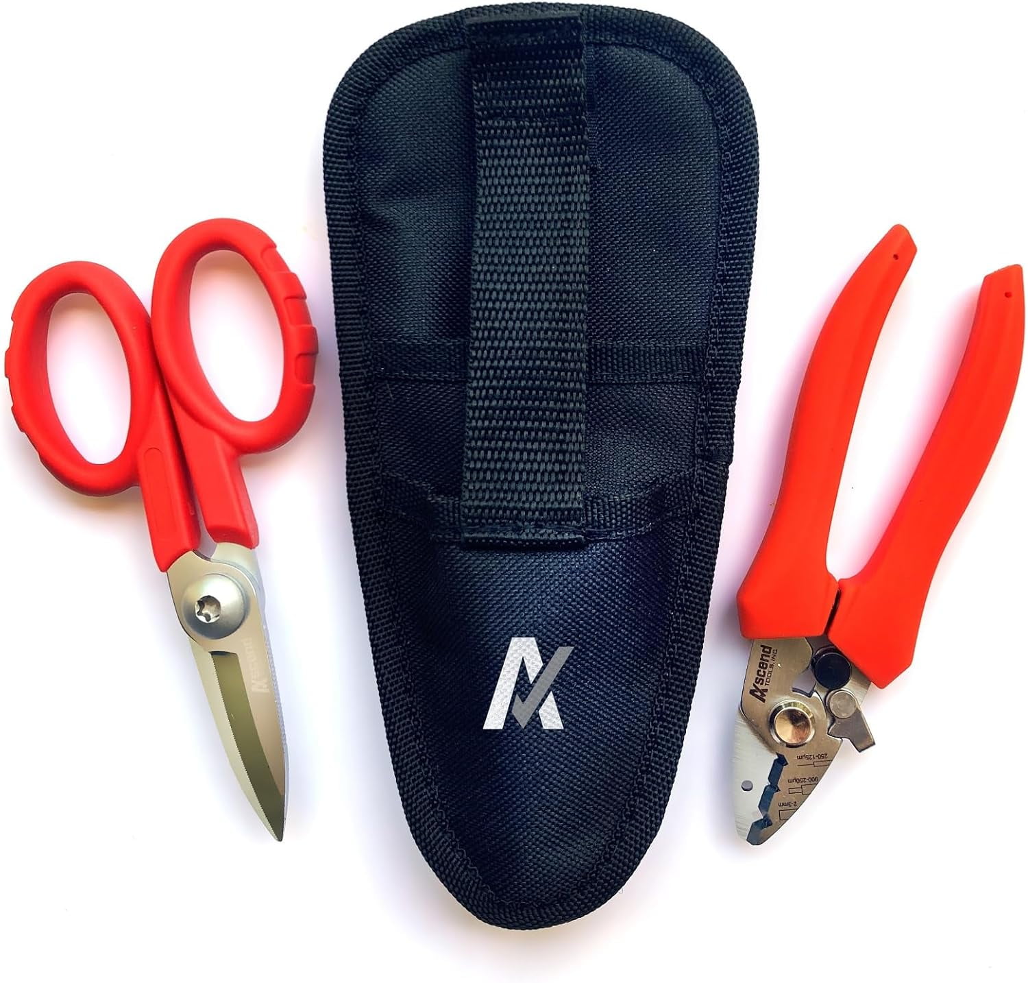 Ascend Tools SFO-80353-2B Fiber Optic Cable Stripper and Kevlar Shears ...