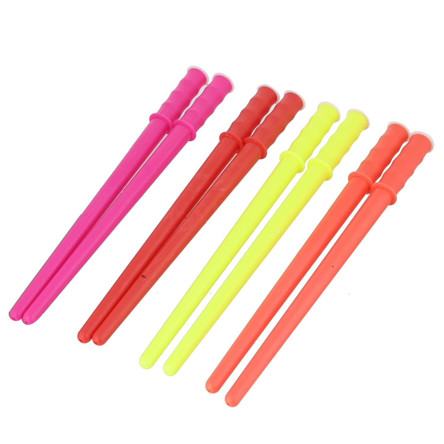 Ascension Multicolor Plastic Dandiya Garba Sticks for Girls Women ...