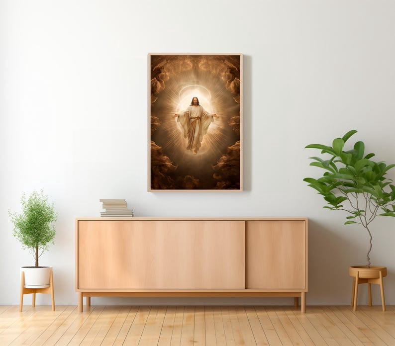 Ascension Of Jesus Christ,!,Jesus ,Jesus Wall Art,,Jesus print ...