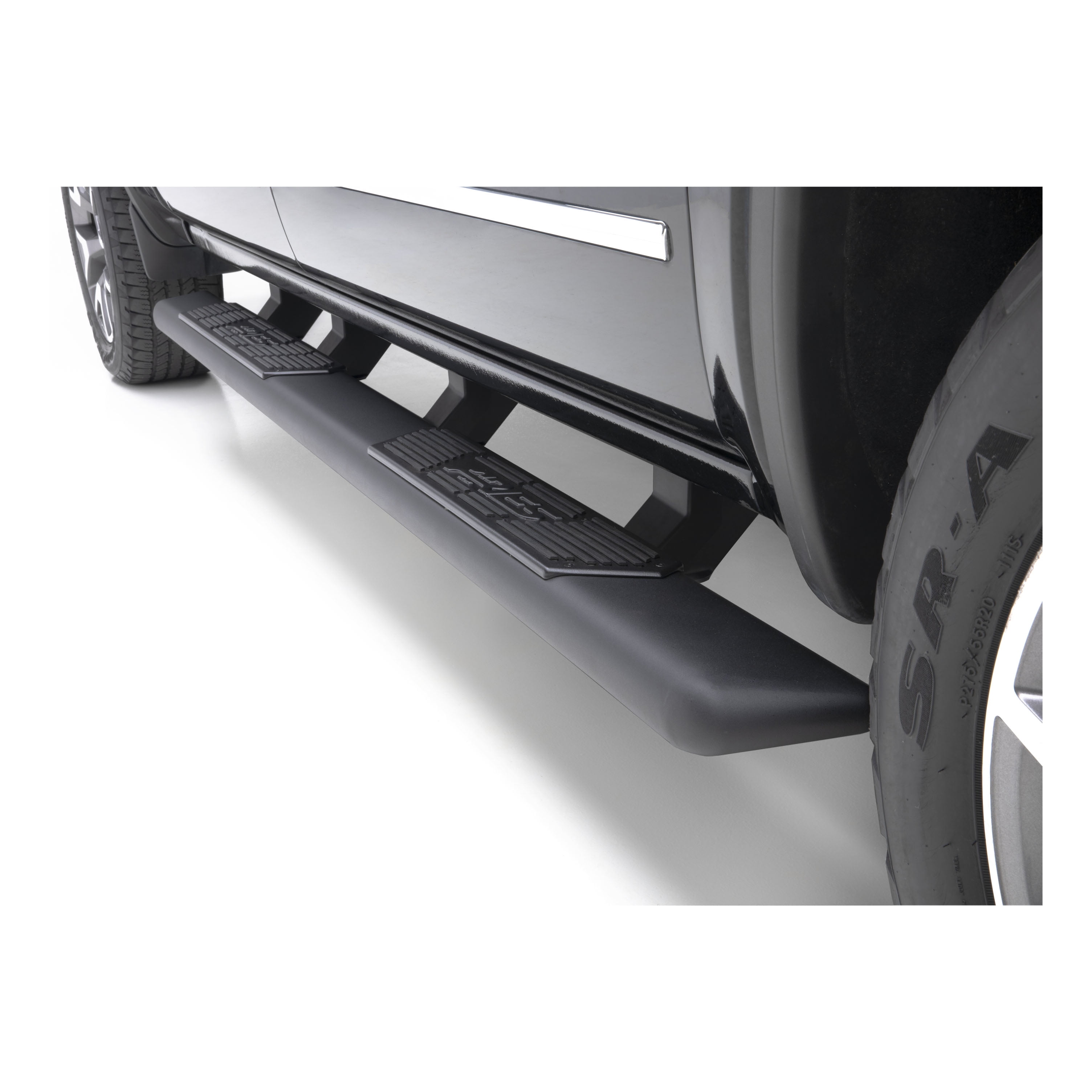 AscentStep 5-1/2" x 75" Black Steel Running Boards (No Brackets ...