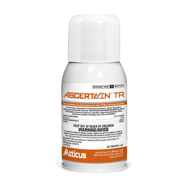 Ascertain TR Greenhouse Fogger (2oz Can) by Atticus (Compare to Attain ...