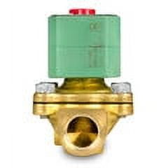 Asco 8210G035 3/4" Brass Solenoid Valve, 2-Way/2-Position, 24/60V AC ...